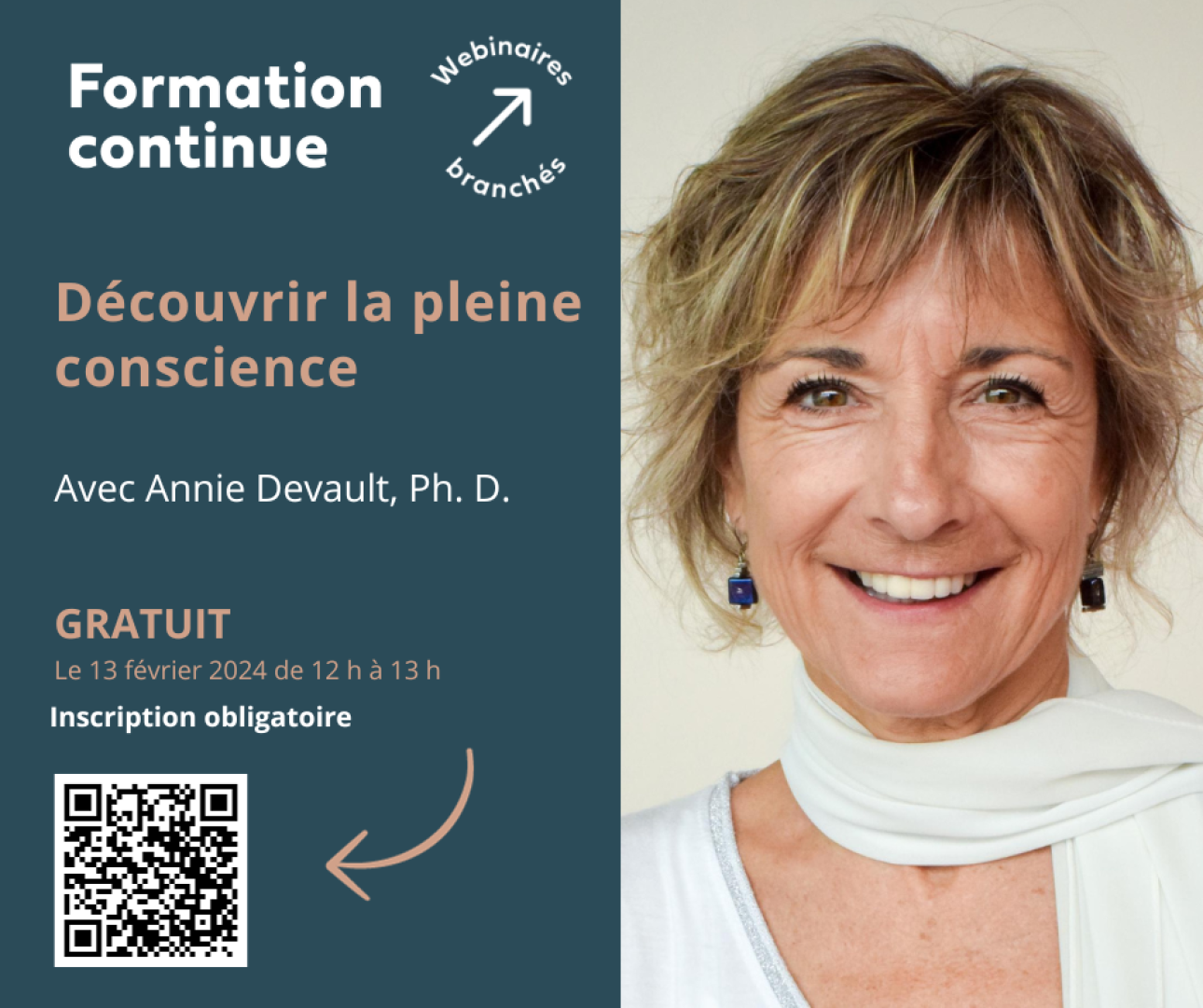Découvrir la pleine conscience avec Annie Devault | La formation continue - UQO